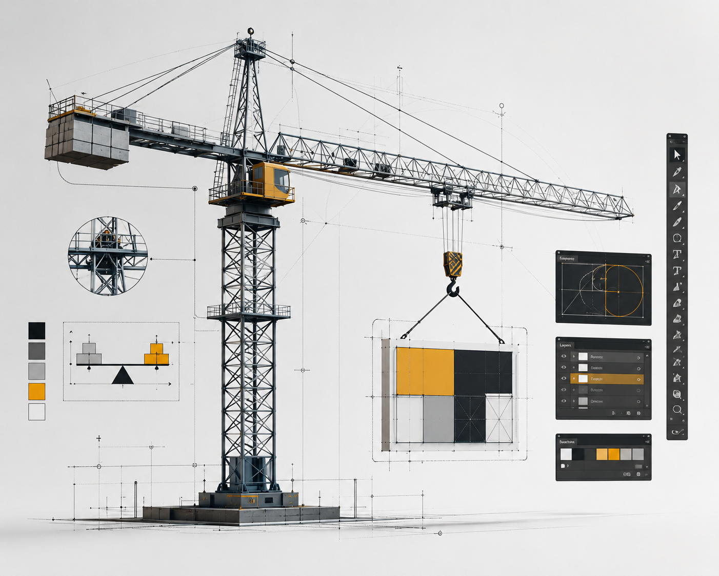 Graphic Design Principles Inspired by Cranes for Better Layouts